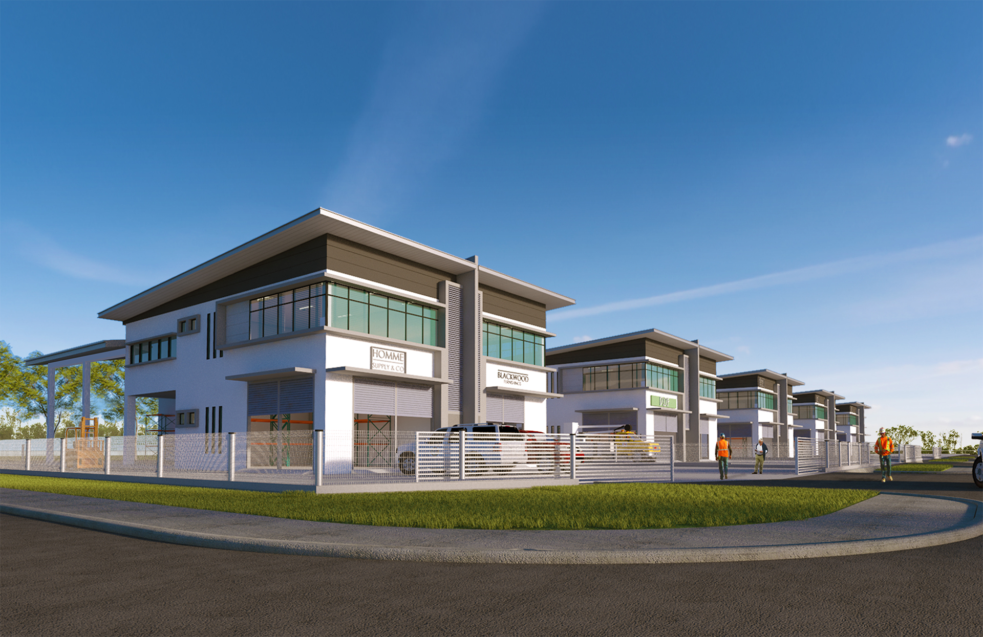 2-Storey Light Industrial Semi-Detached Warehouse - Block 4 Phase 1 ...